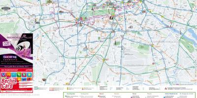 Berlín mapa Mapas de Berlín (Alemania) - Turismo